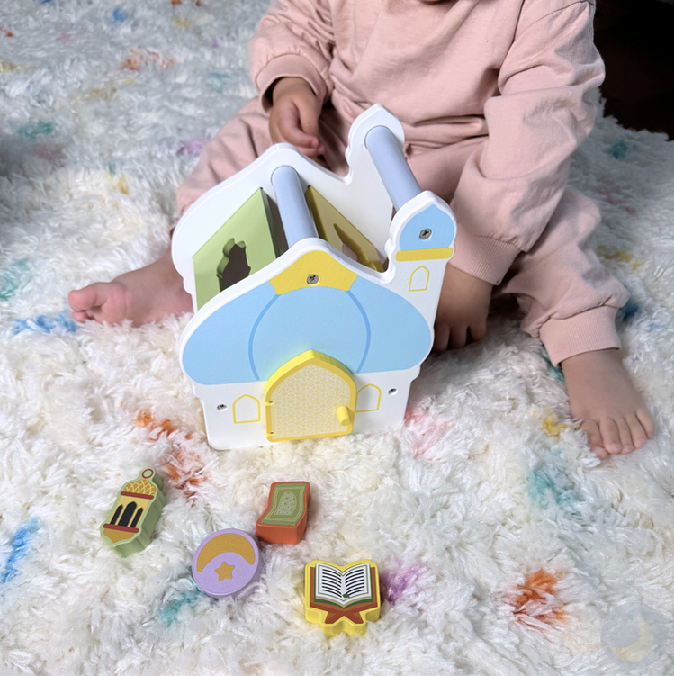 Islamic Symbols Shape Sorter | Crescent Moon Store
