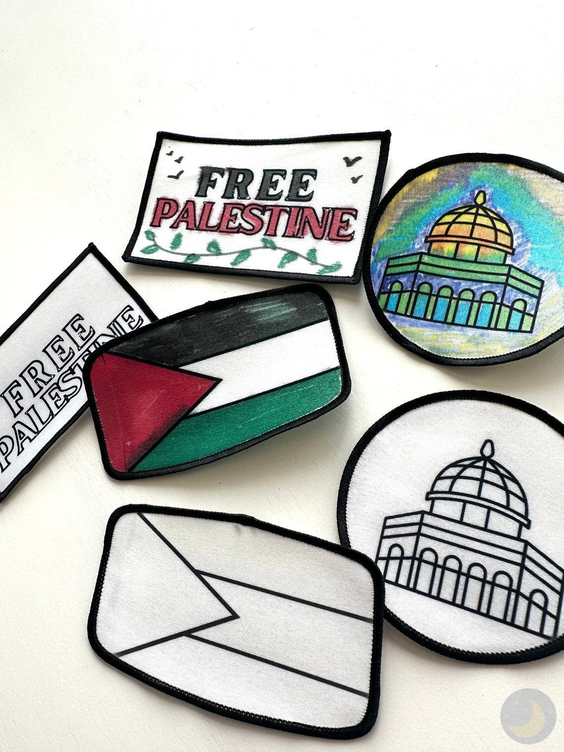 Palestine Iron on Patch | Palestine Craft | Crescent Moon Store