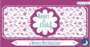 Names Of Allah Memory Matching Game - Cards | Crescent Moon Store