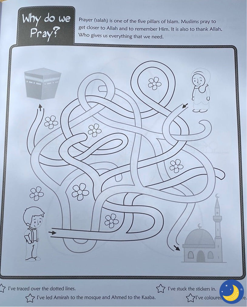 All About Prayer (Salah) Activity Book | Islamic Activity Books ...